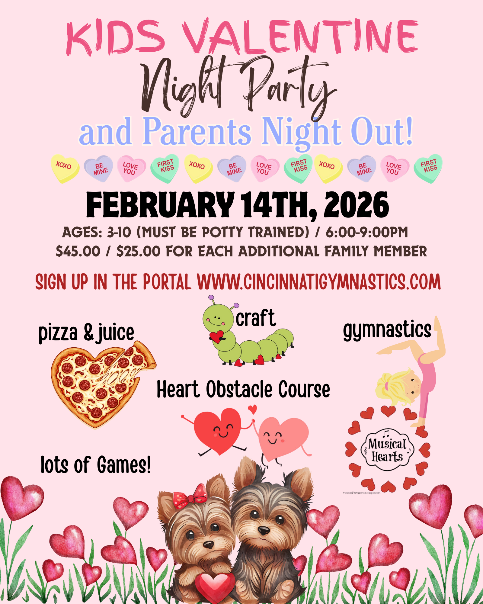 Valentines Day Party - Cincinnati Gymnastics | Home of Olympic ...